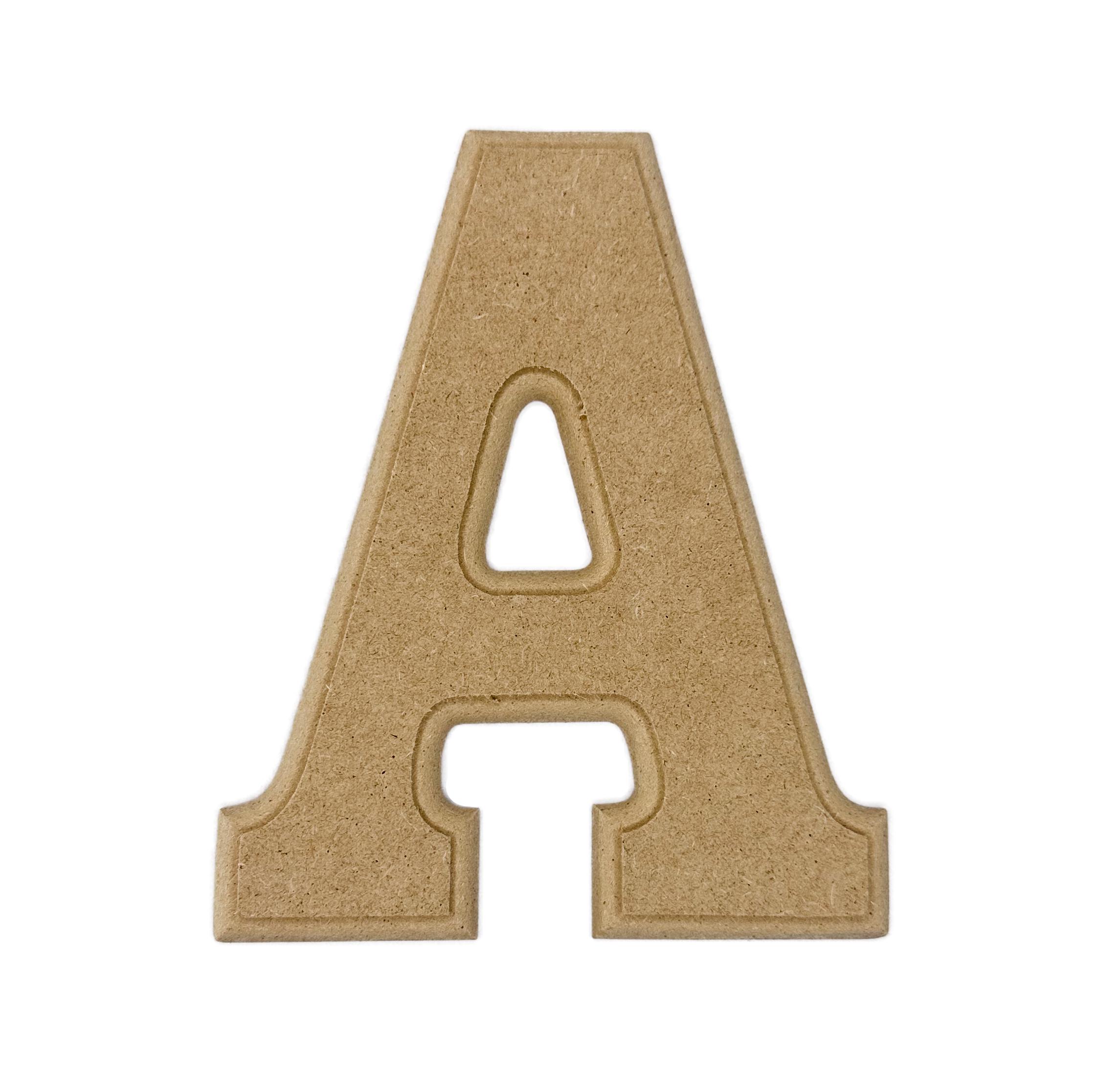 Unfinished Wooden Alphabet Letters for Arts & Crafts, Decorations and ...