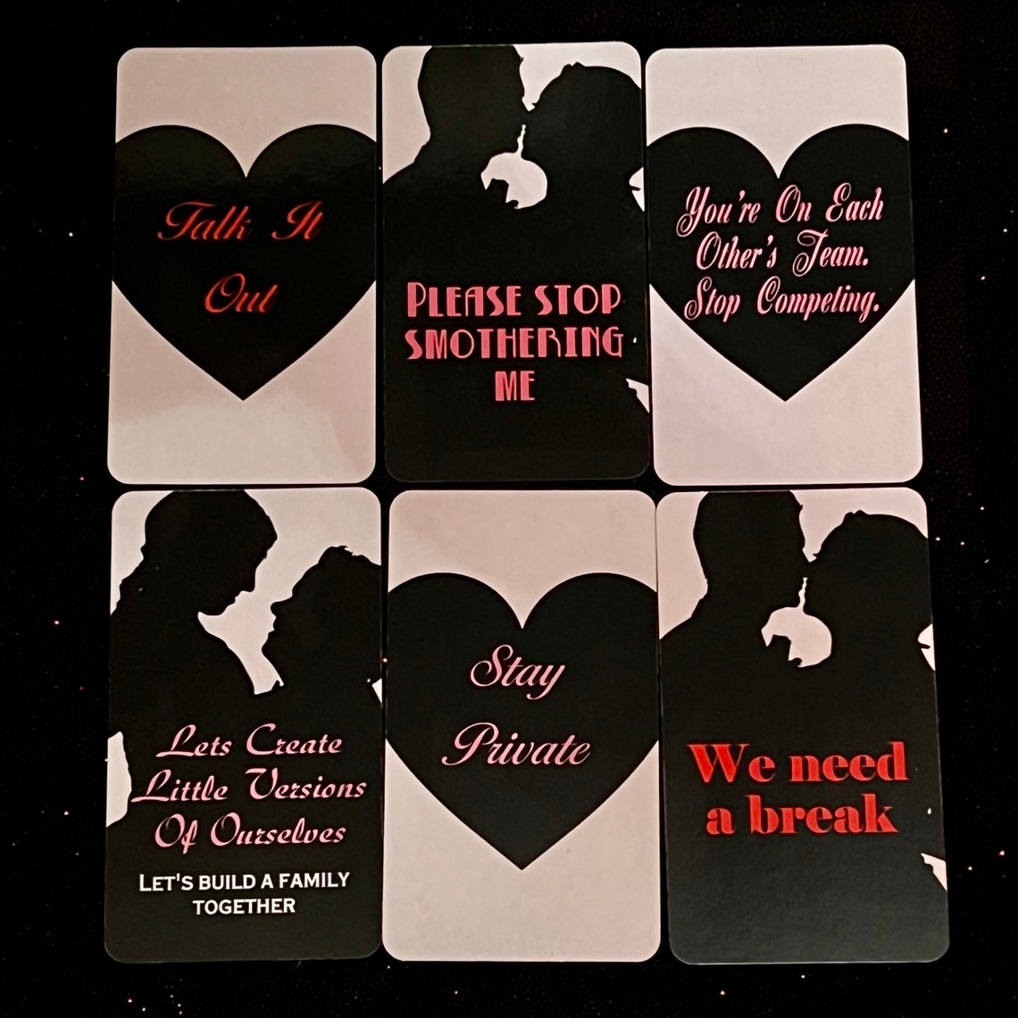 Couples Edition Messages (78 Cards) - Etsy