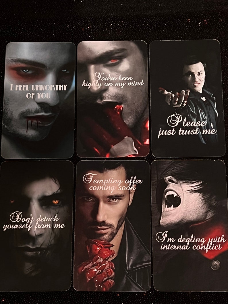 Twin Flame HUNGER vampire Edition 100 Cards - Etsy