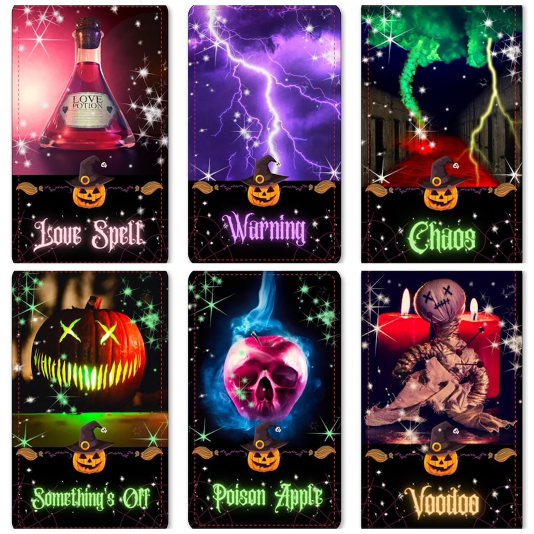 Spooky Boo Halloween (110 Cards) - Etsy