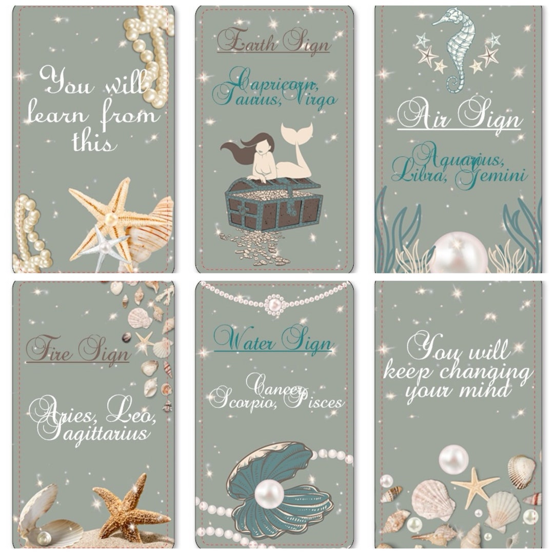 Sea Answers (100 Cards) - Etsy