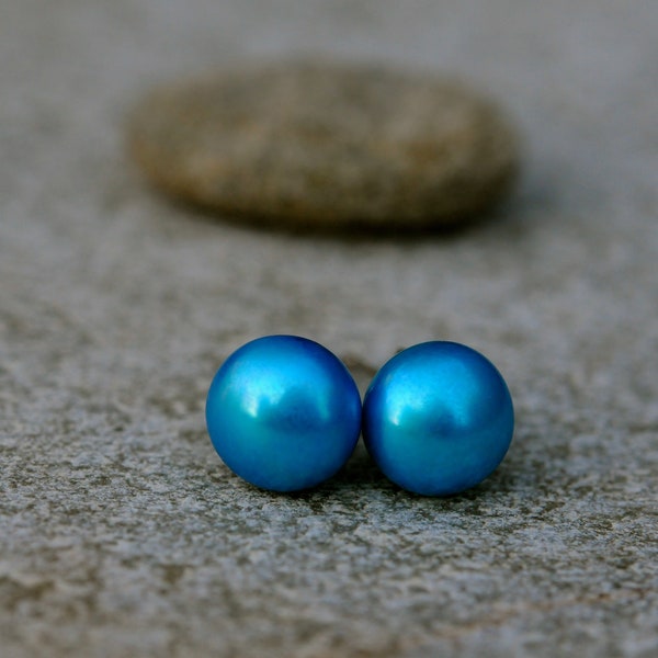 Royal Blue Pearls - Etsy