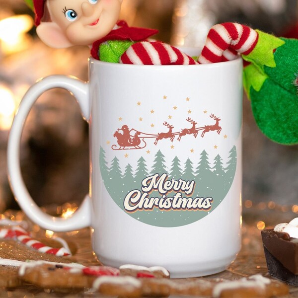 Large Santa Mug - Etsy