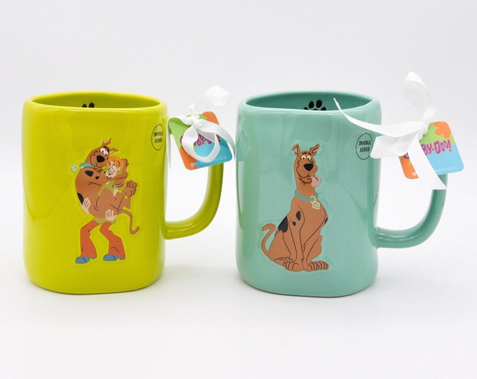 Rae Dunn Scooby Doo Mugs, Scooby Dooby Doooo! and Hebbie Jeebies Mug ...