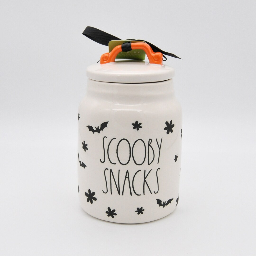 Rae Dunn Scooby Snacks Jar, Scooby Doo and the Mystery Machine Cookie ...