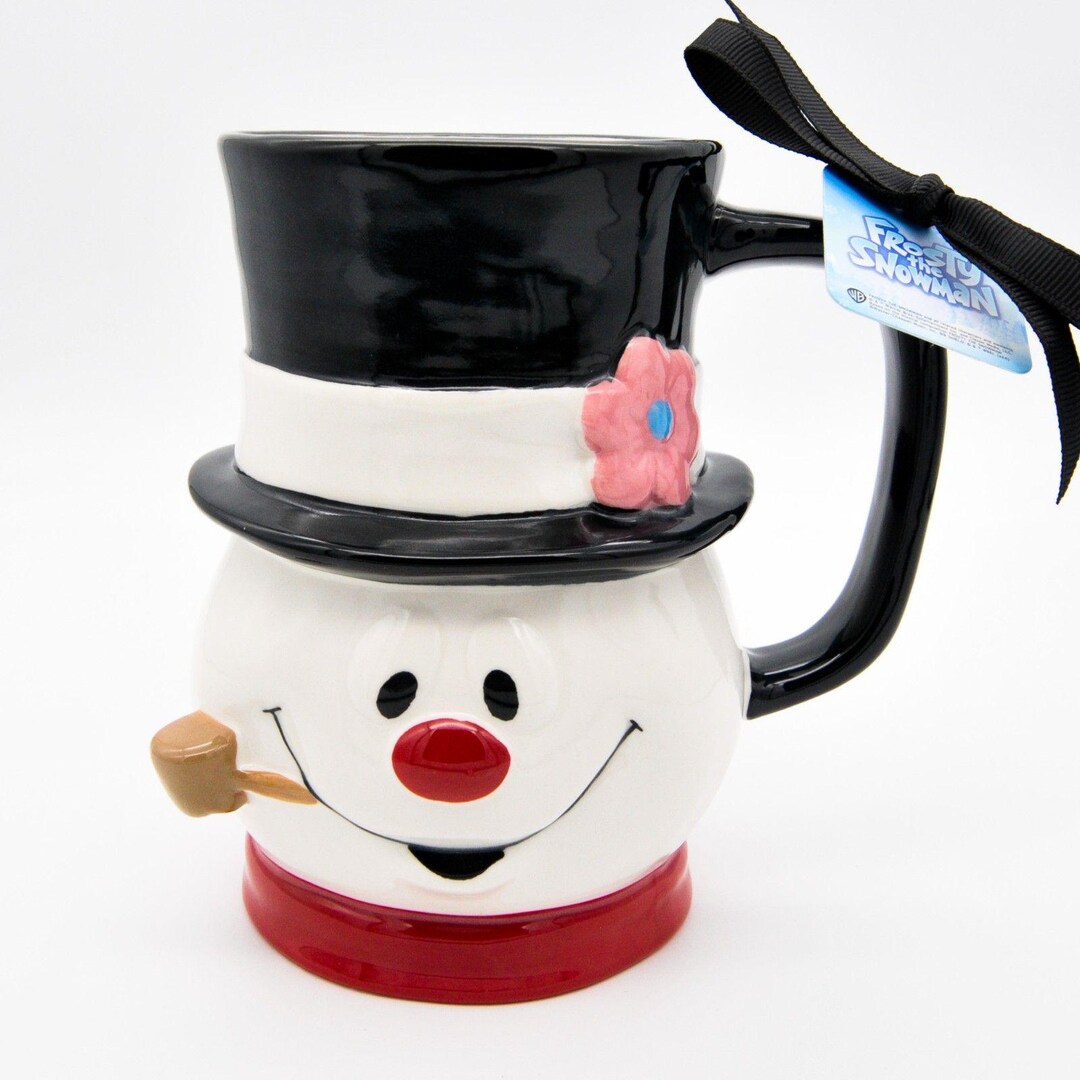 Rae Dunn Frosty the Snowman 3D Mug, 16oz Ceramic Christmas Collectible ...