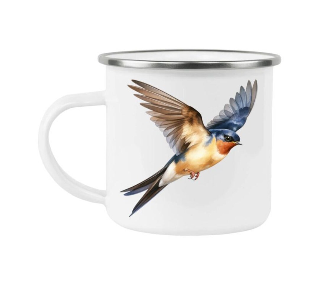Bird Watching Mug Barn Swallow Song Bird Camping Mug One Size 12oz ...