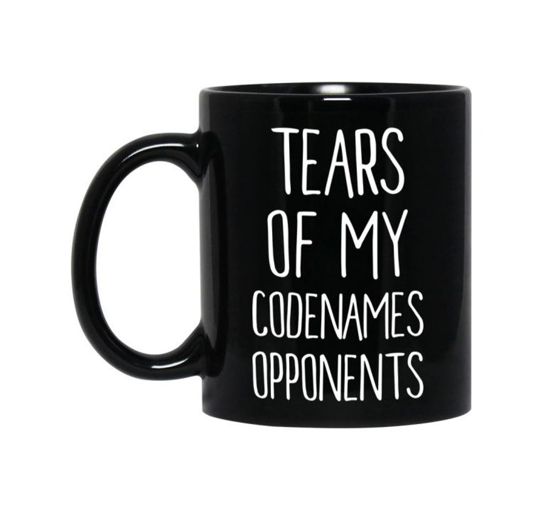 Funny Codenames Mug: Tears of My Opponents, Board Game Gift - Etsy