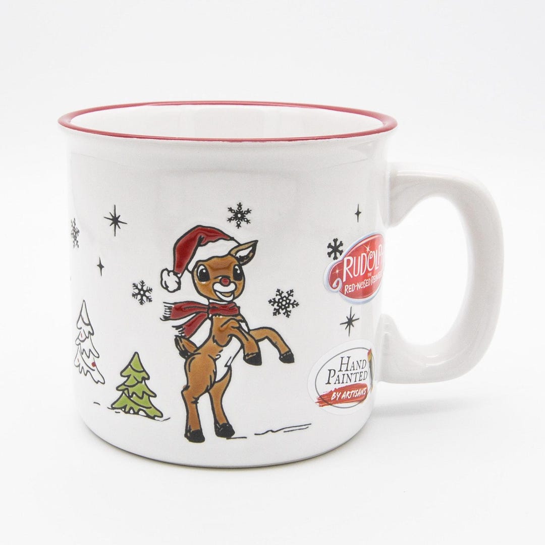 Rudolph Mug Gift, Rudolph the Red Nosed Reindeer 20oz Ceramic Coffee ...