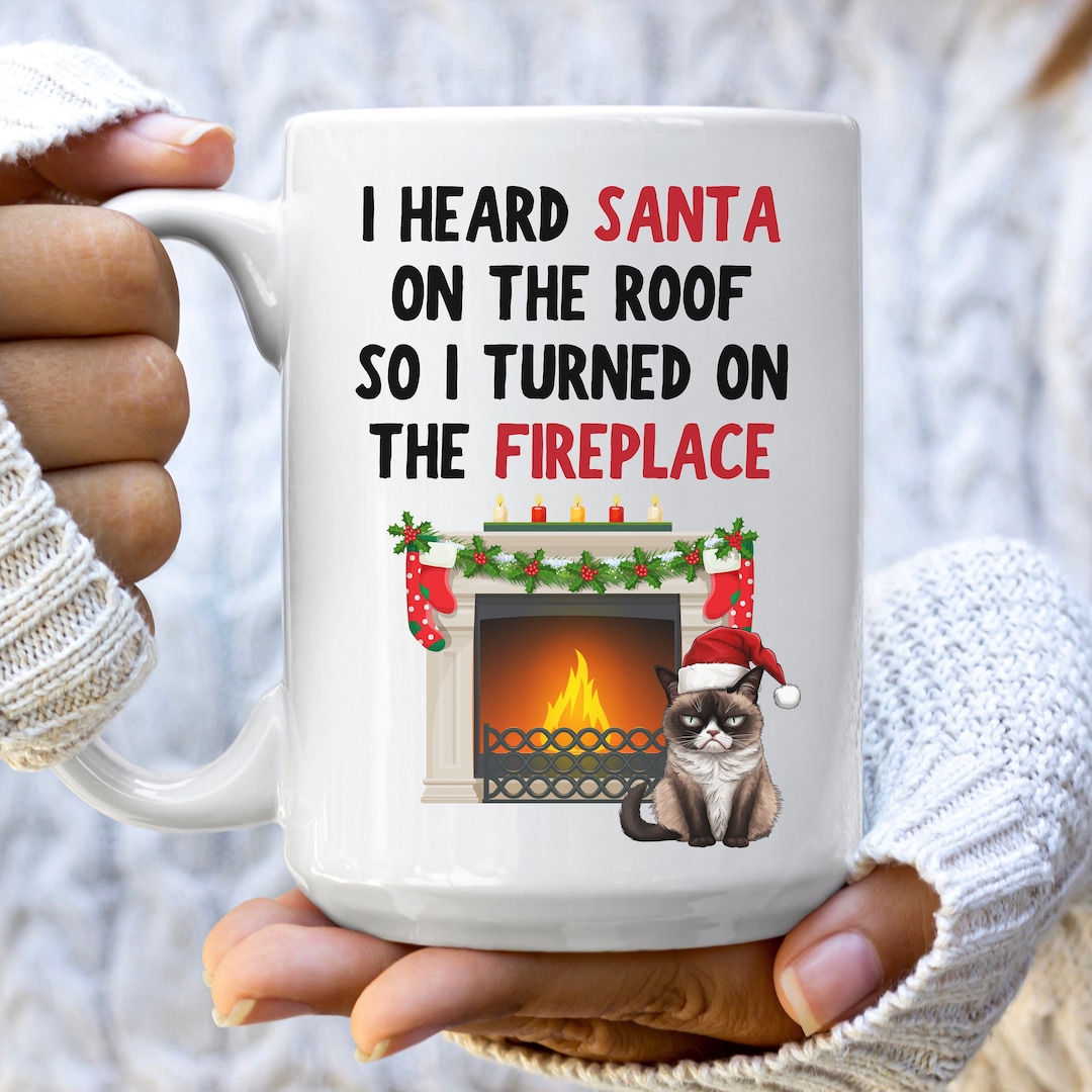 Funny Grumpy Cat Mug, Cat Lover Gift, Grumpy Cat Mug, Cat Lover Mug ...