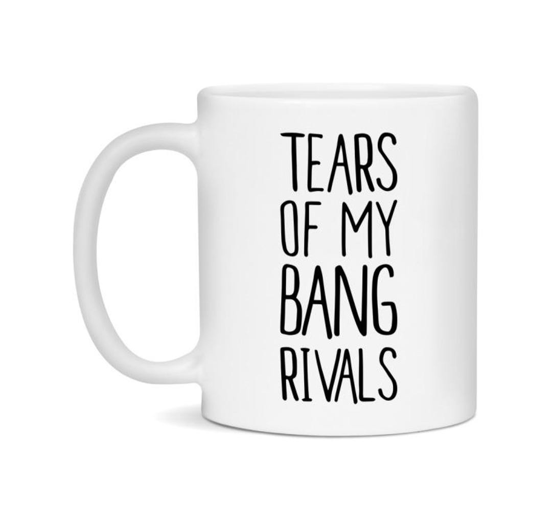 Funny Bang Mug, Tears of My Bang Rivals, Gift for Card Game Players ...