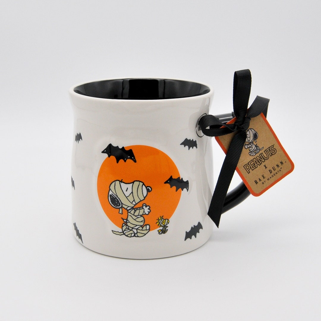 Rae Dunn X Peanuts Snoopy Mug, Snoopy Mummy Coffee Mug, 20oz Large ...