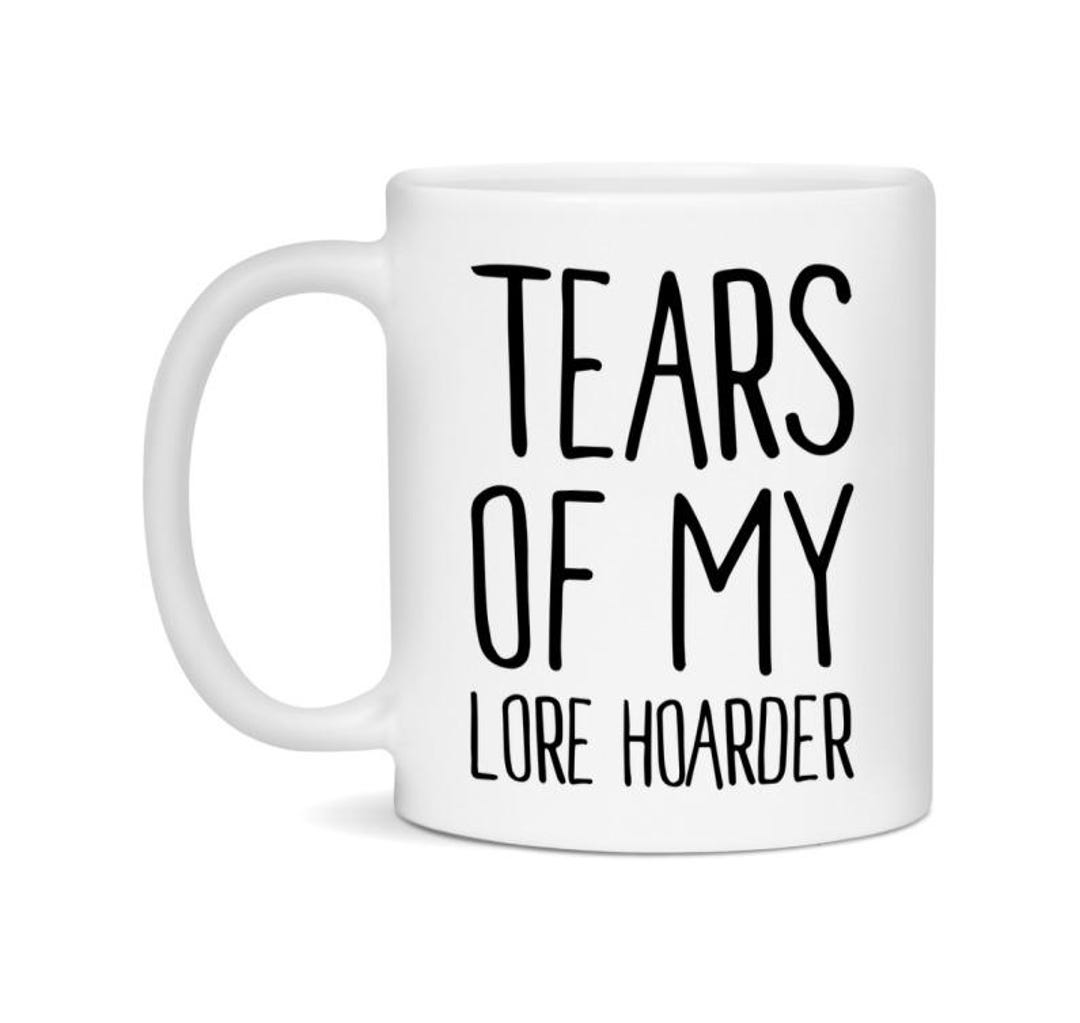 Dnd Dragon Masters Mug, Tears of My Lore Hoarder Mug, Dungeons and ...