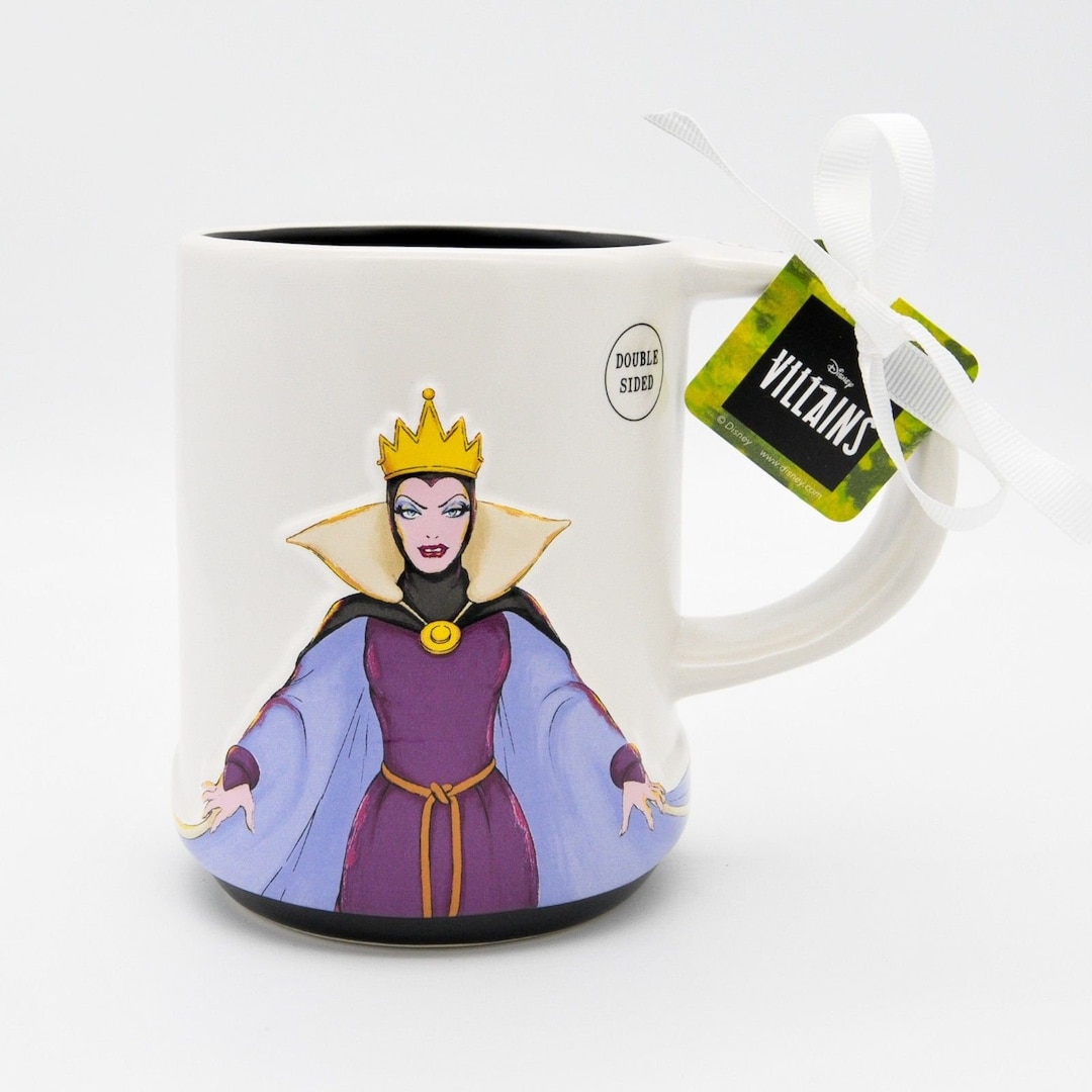 Rae Dunn Evil Queen Mug, 16oz Ceramic Coffee Cup, Embossed Evil Queen ...
