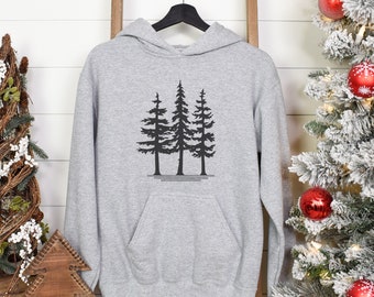 Three Tree Hoodie - Etsy