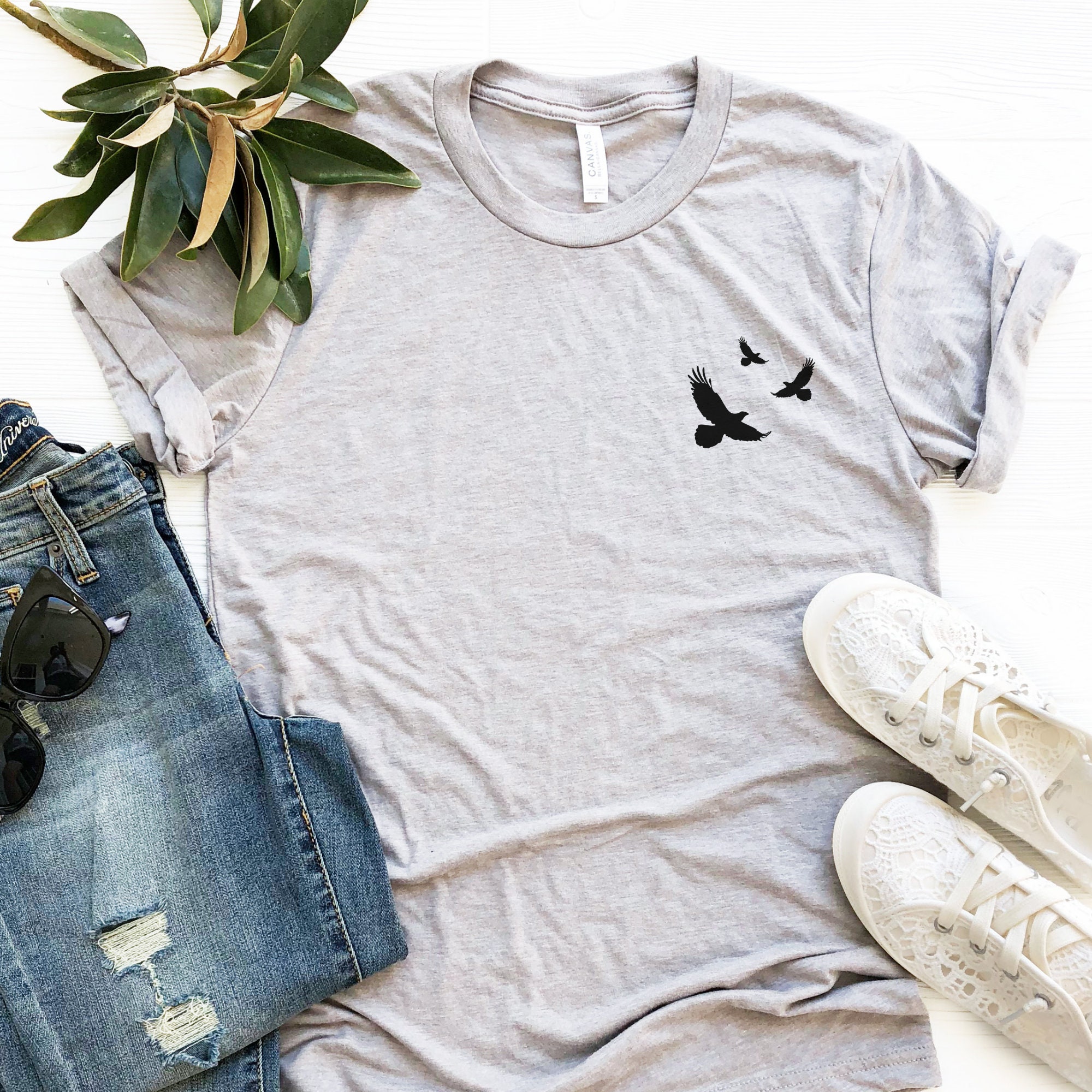 Soaring Birds T-Shirt Birds of Prey Graphic Tee Bird | Etsy