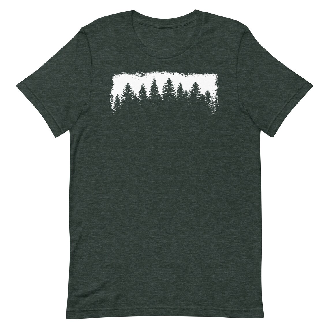 Tree Line Graphic Tee Tree Shirt Forest Silhouette T-shirt - Etsy