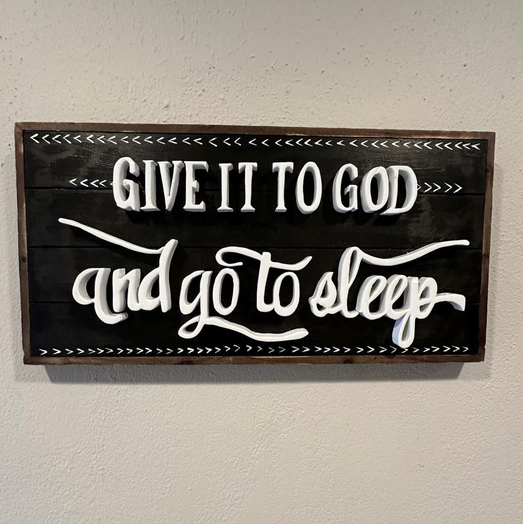 Give It to God Sign - Etsy