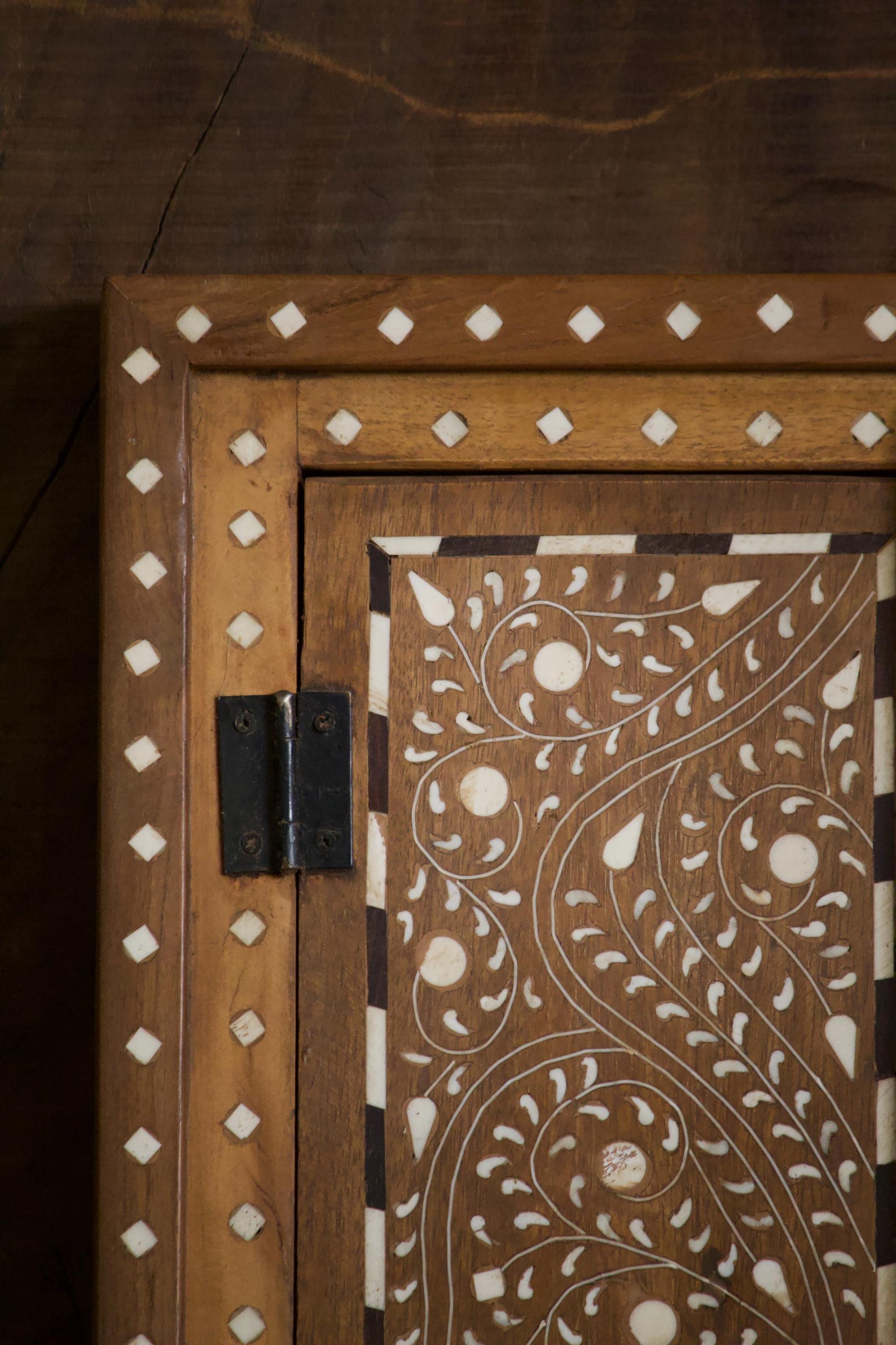 Bone Inlay Window Frame: Floral Boho Wall Decor - Indian Jharokha - Etsy