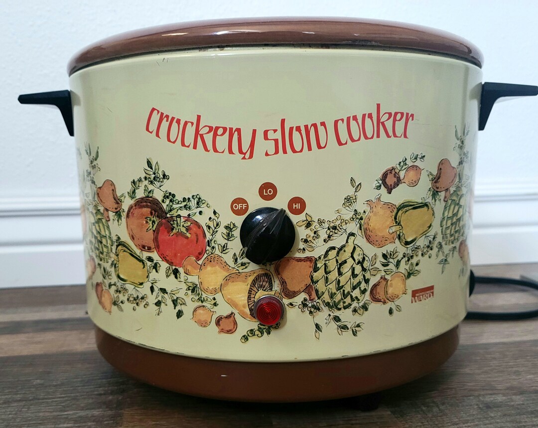 Vintage Crockery Slow Cooker 1970's Cookware - Etsy