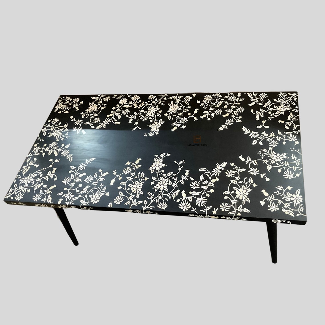 Bone Inlay Dining Table Home Décor Wood Bone Inlay Hall Table Study ...