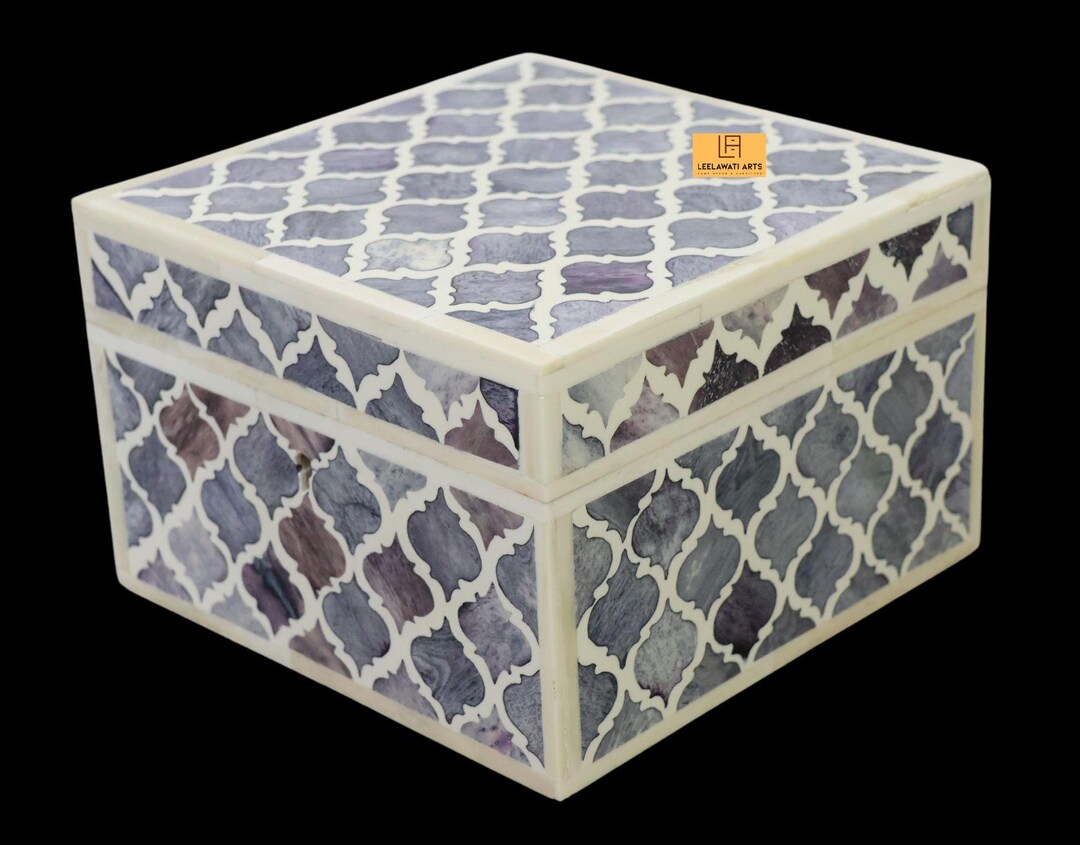 Home Decorative Bone Inly Color Box Bone Inlay Gift Box Storage Box - Etsy
