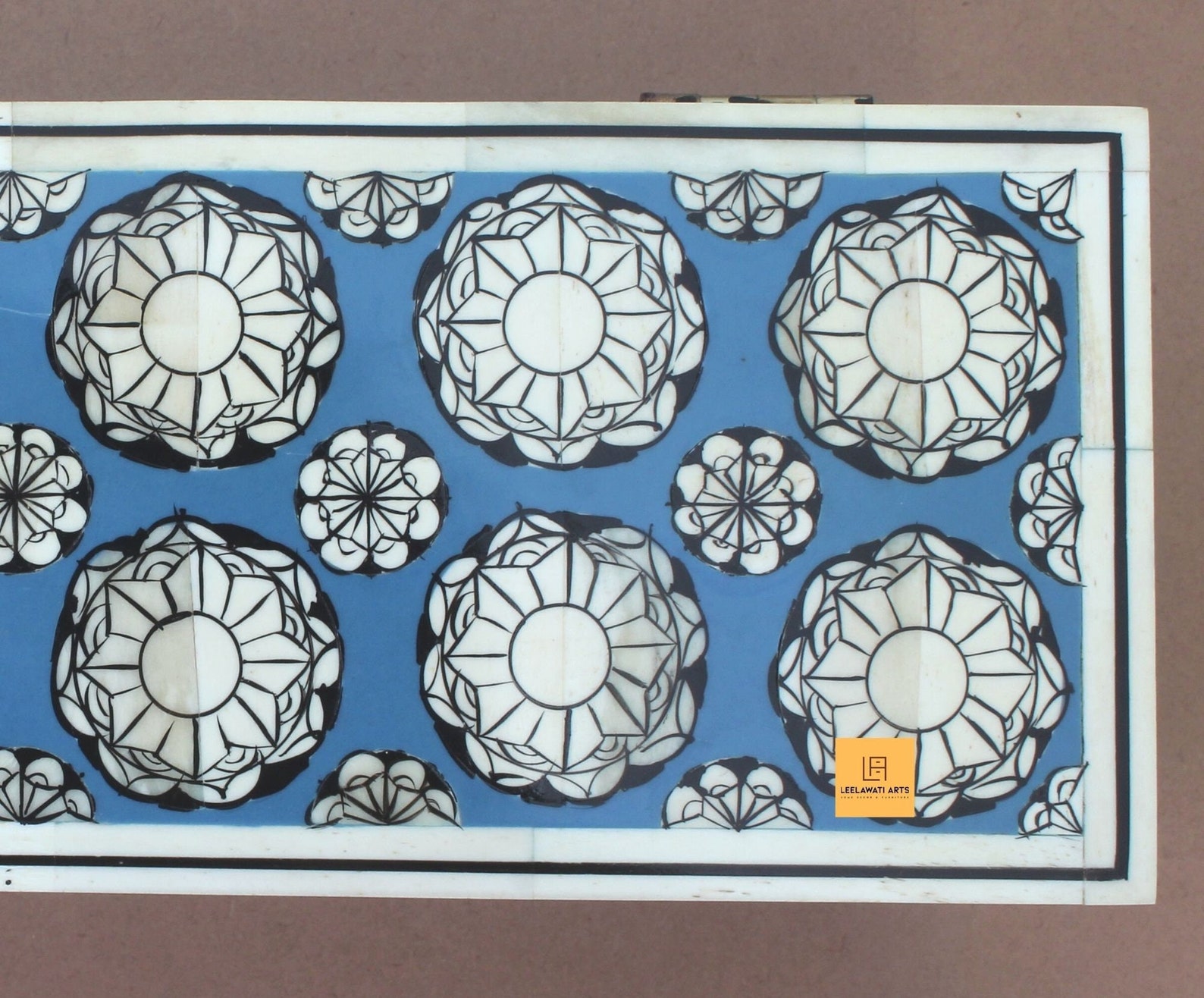 Home Decorative Bone Inlay Hand Painted Unique Floral Design - Etsy