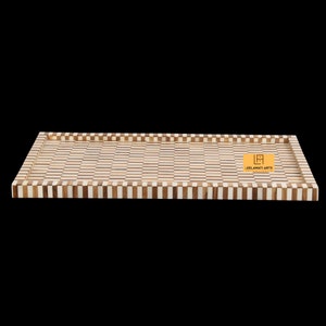 Home Decorative Wood Bone Inlay Serving Tray | Wood Inlaid Design ...