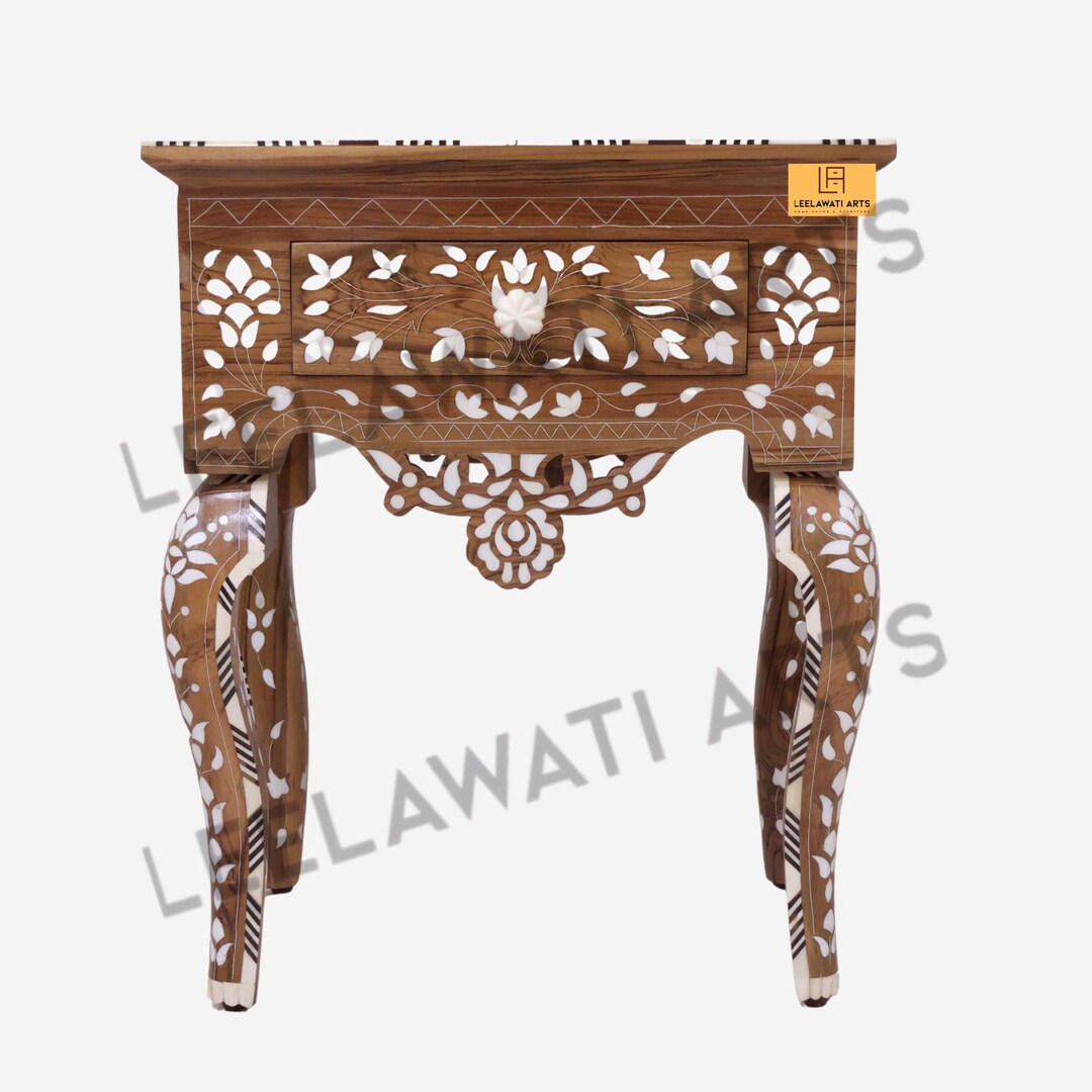 Wood MOP Home Decorative 1 Drawer Bedside Table Drawer - Etsy