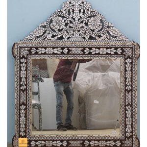 Wood Mirror Frame Moroccan Style Mehrab Design Mirror Framed - Etsy