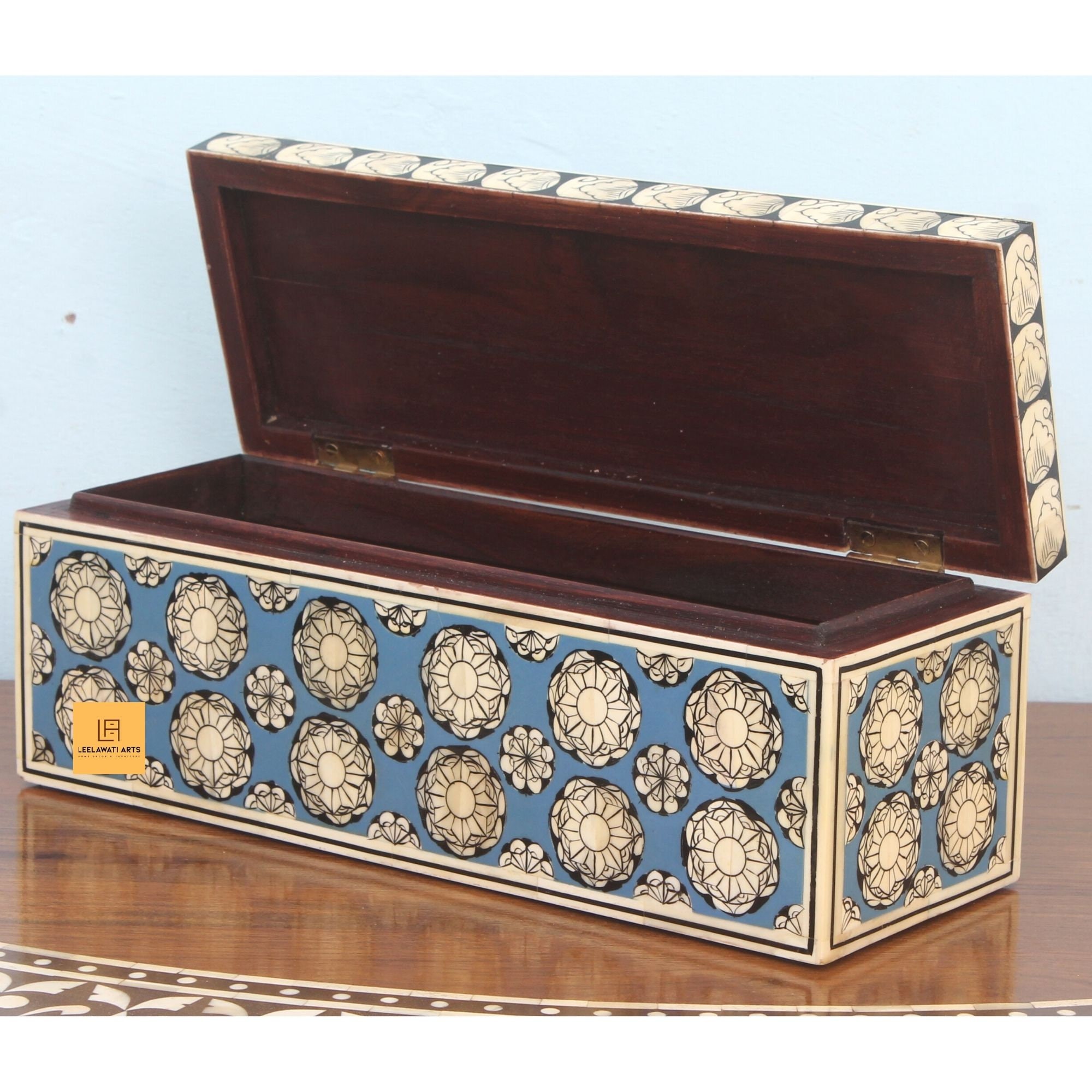 Home Decorative Bone Inlay Hand Painted Unique Floral Design - Etsy