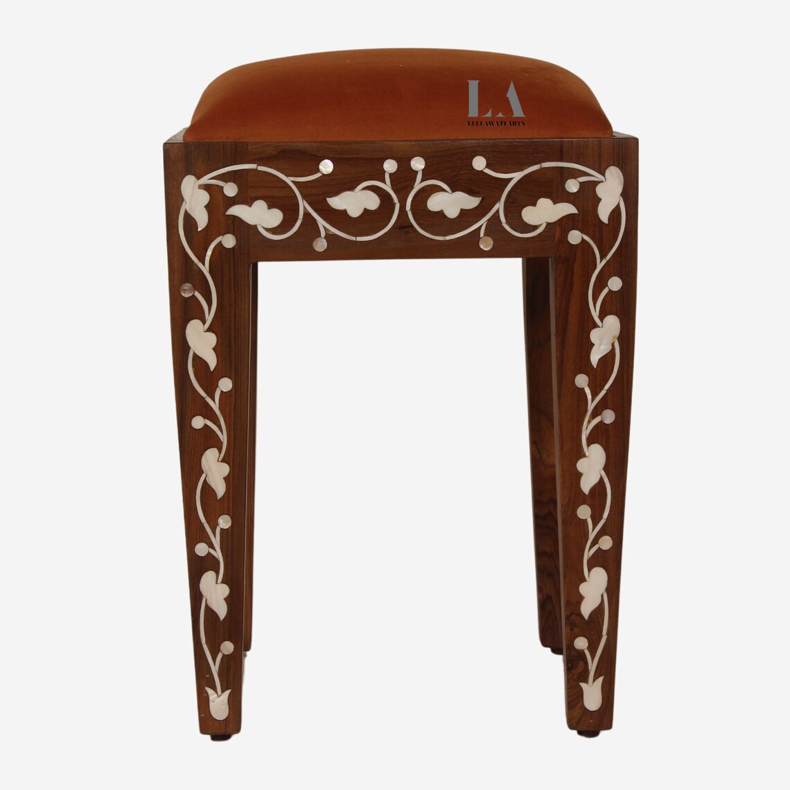 Leelawati Arts : Mother of Pearl Chair Stool Home Living Room Décor ...