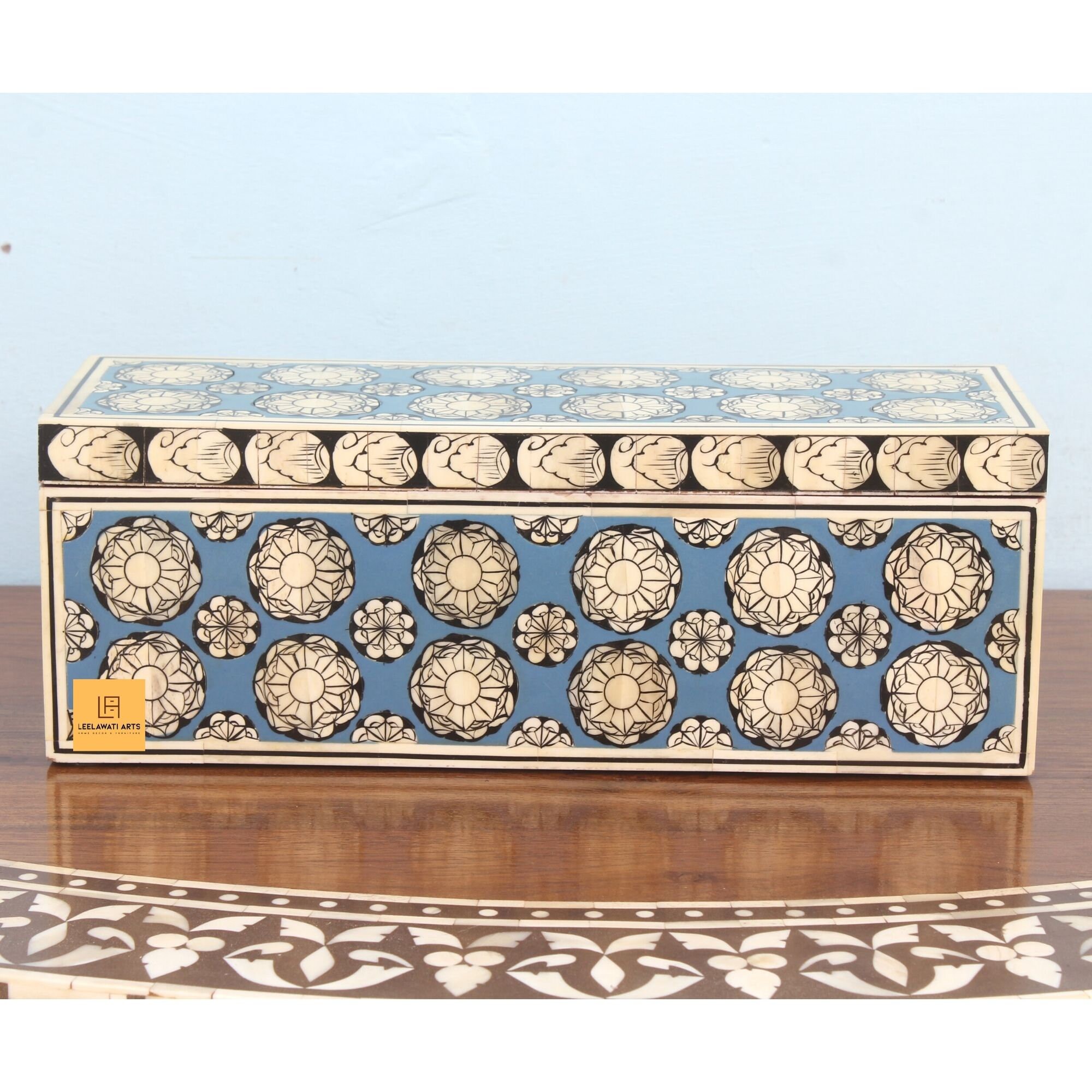 Home Decorative Bone Inlay Hand Painted Unique Floral Design - Etsy