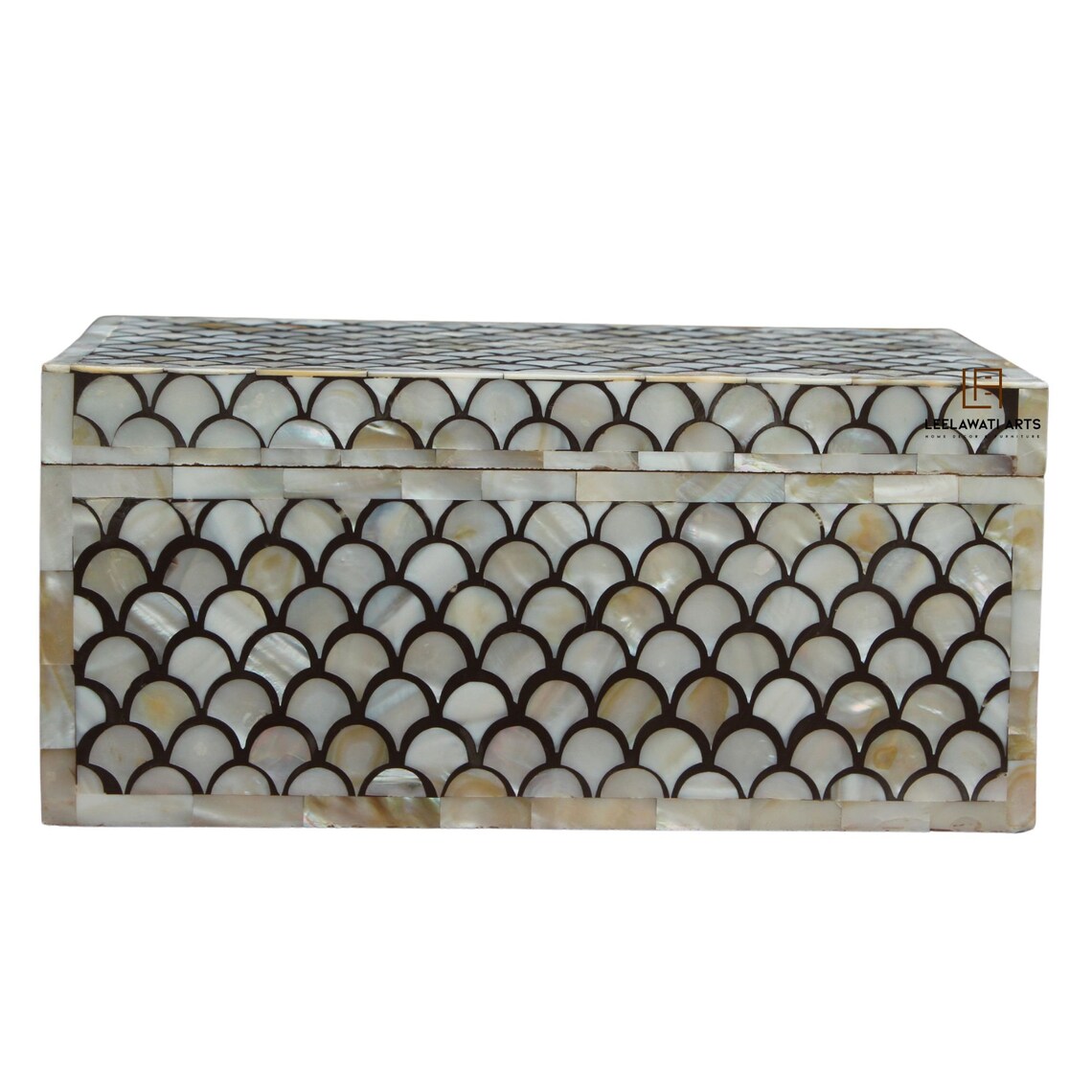 Home Décor Mother of Pearl Inlay Design Jewelry Decorative Storage ...
