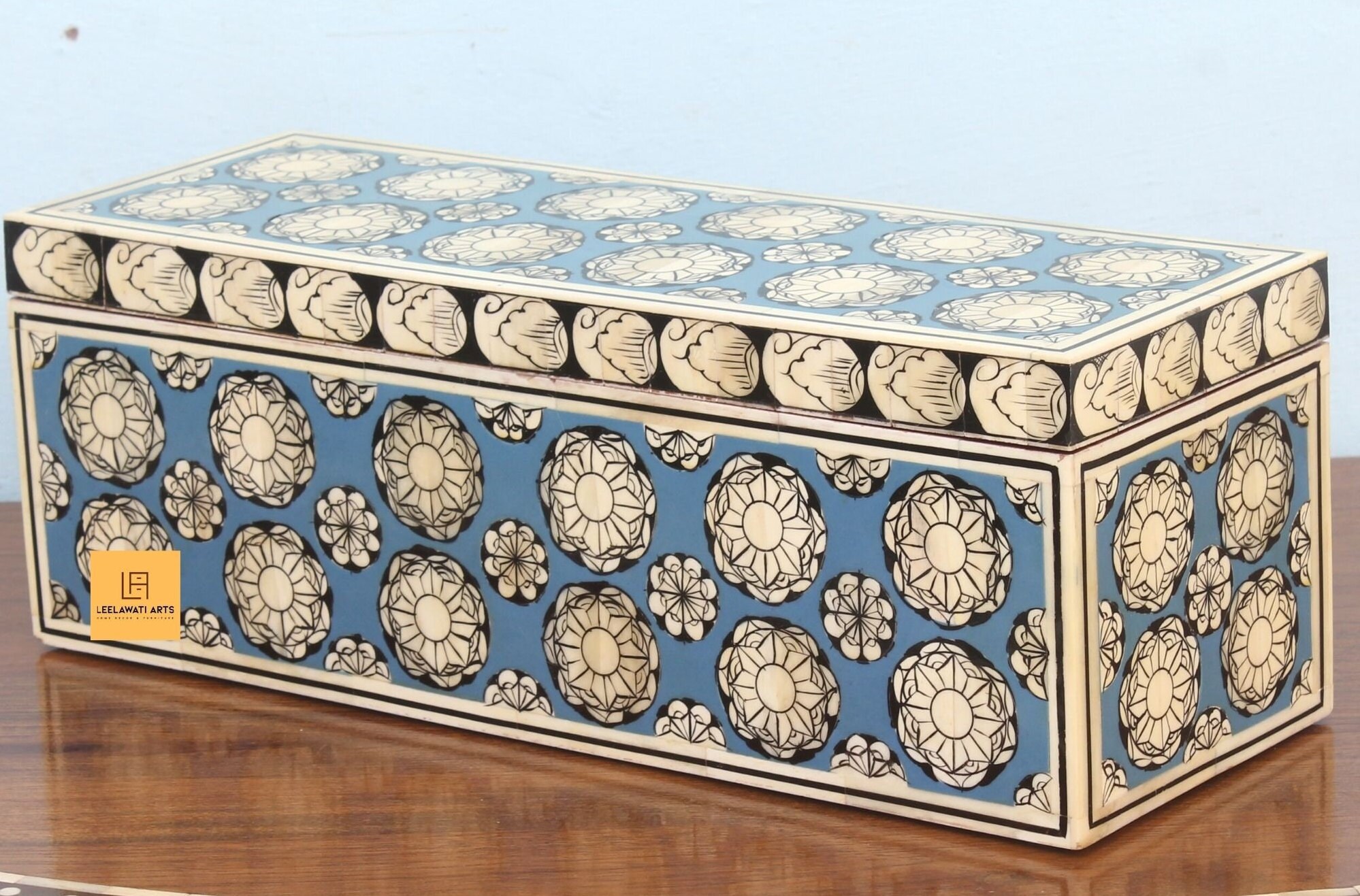 Home Decorative Bone Inlay Hand Painted Unique Floral Design - Etsy