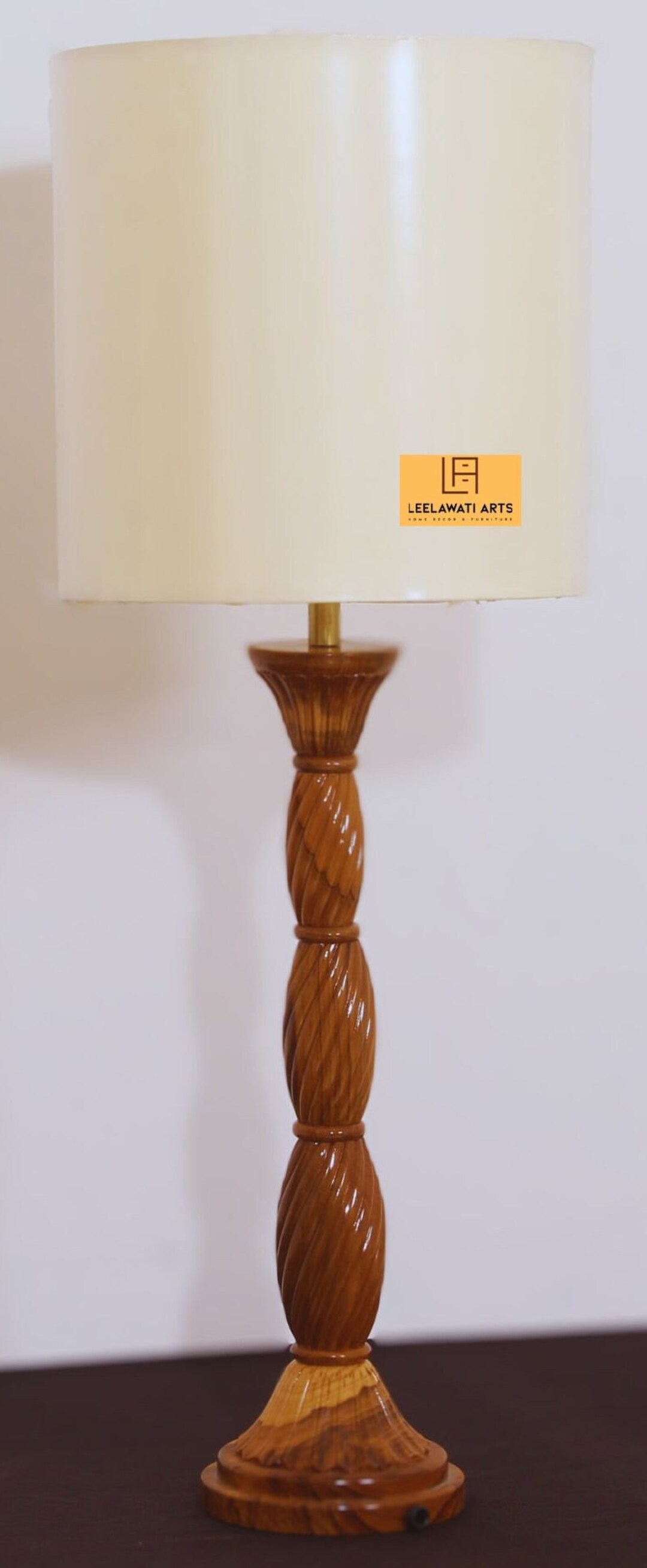 Wood Table Lamp Home Decorative | Wood Carving Design Lamp Night Stand ...