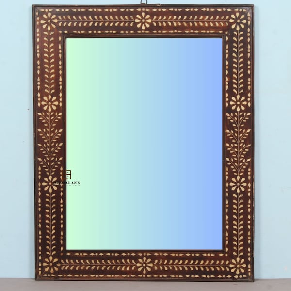 Bone Inlay Mirror - Etsy