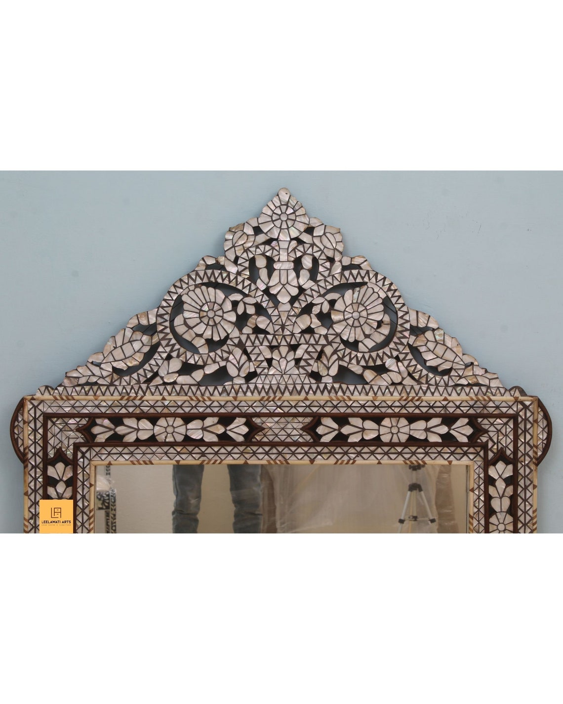 Wood Mirror Frame Moroccan Style Mehrab Design Mirror Framed - Etsy