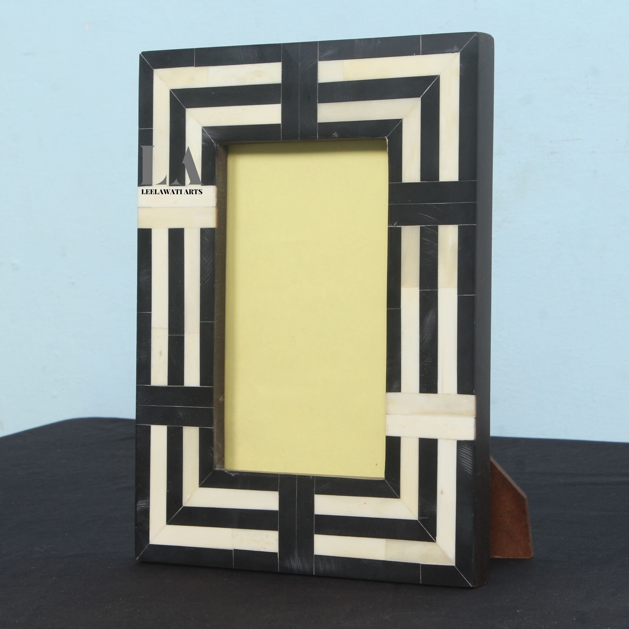 India Handmade Bone Inlay Photo Frames Black and White - Etsy