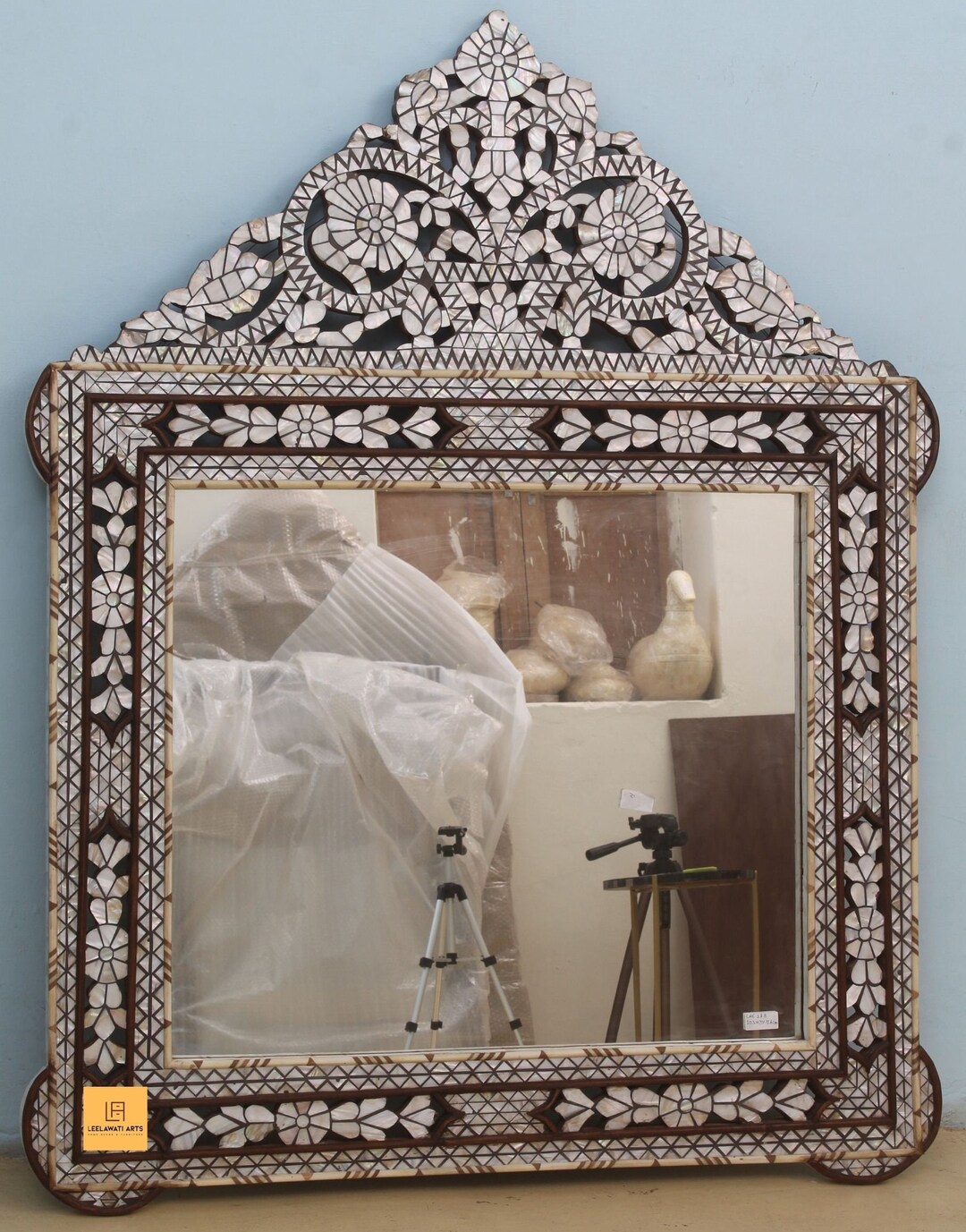 Wood Mirror Frame Moroccan Style Mehrab Design Mirror Framed - Etsy