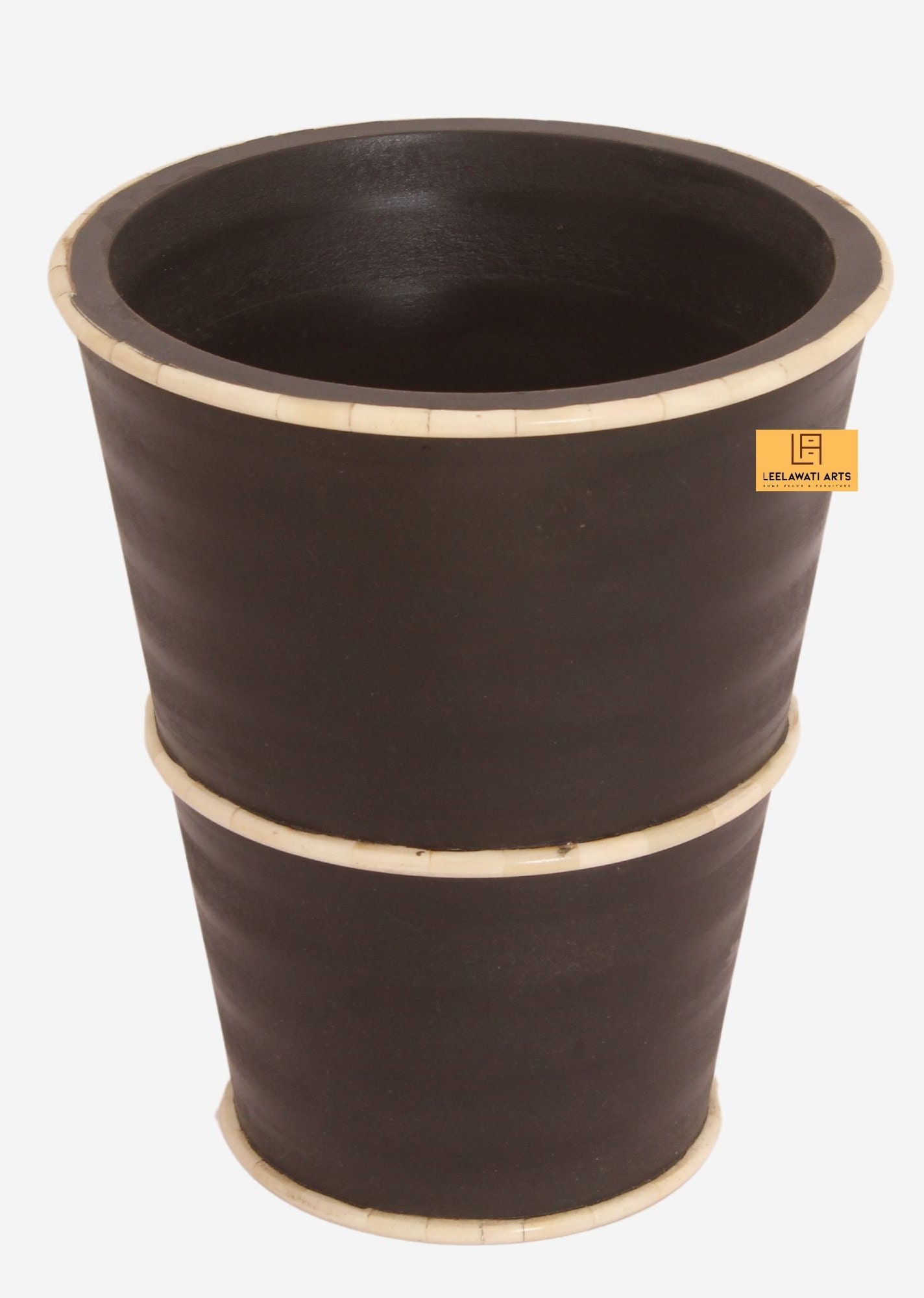 Home Decorative Bone Inlay Planter Bone Inlaid Paper Duster Bone Vase ...