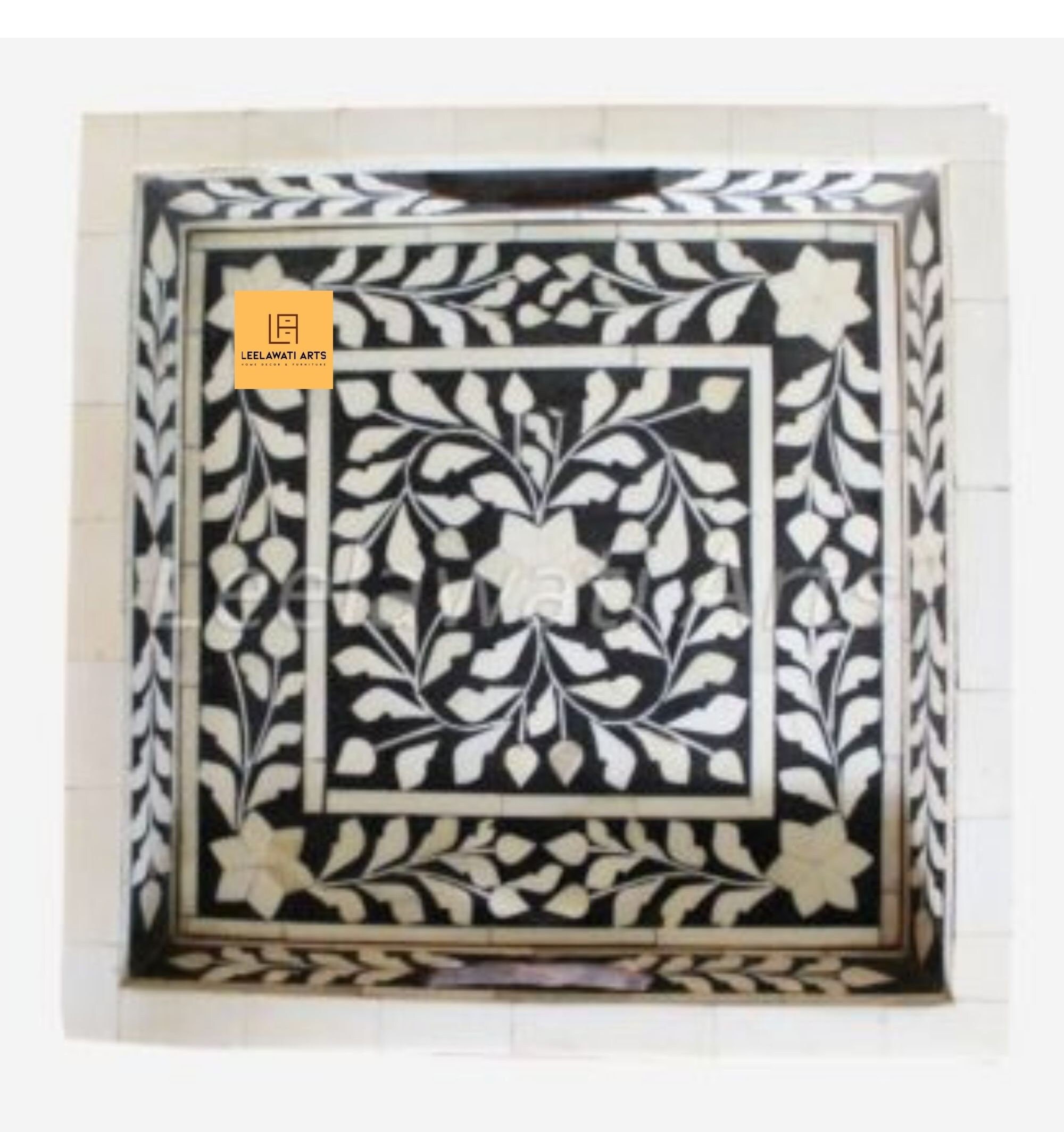 Home Décor Indian Bone Inlay Furniture Tray / Smart Modern Tray - Etsy