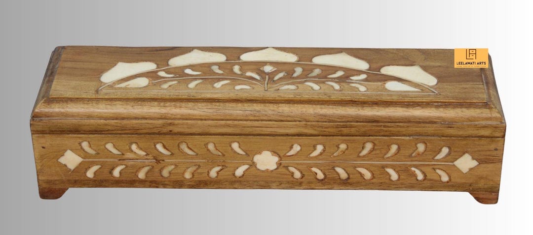 Home Décor Wood Inlaid Bone Inlay Decorative Pen Box Gift Box - Etsy