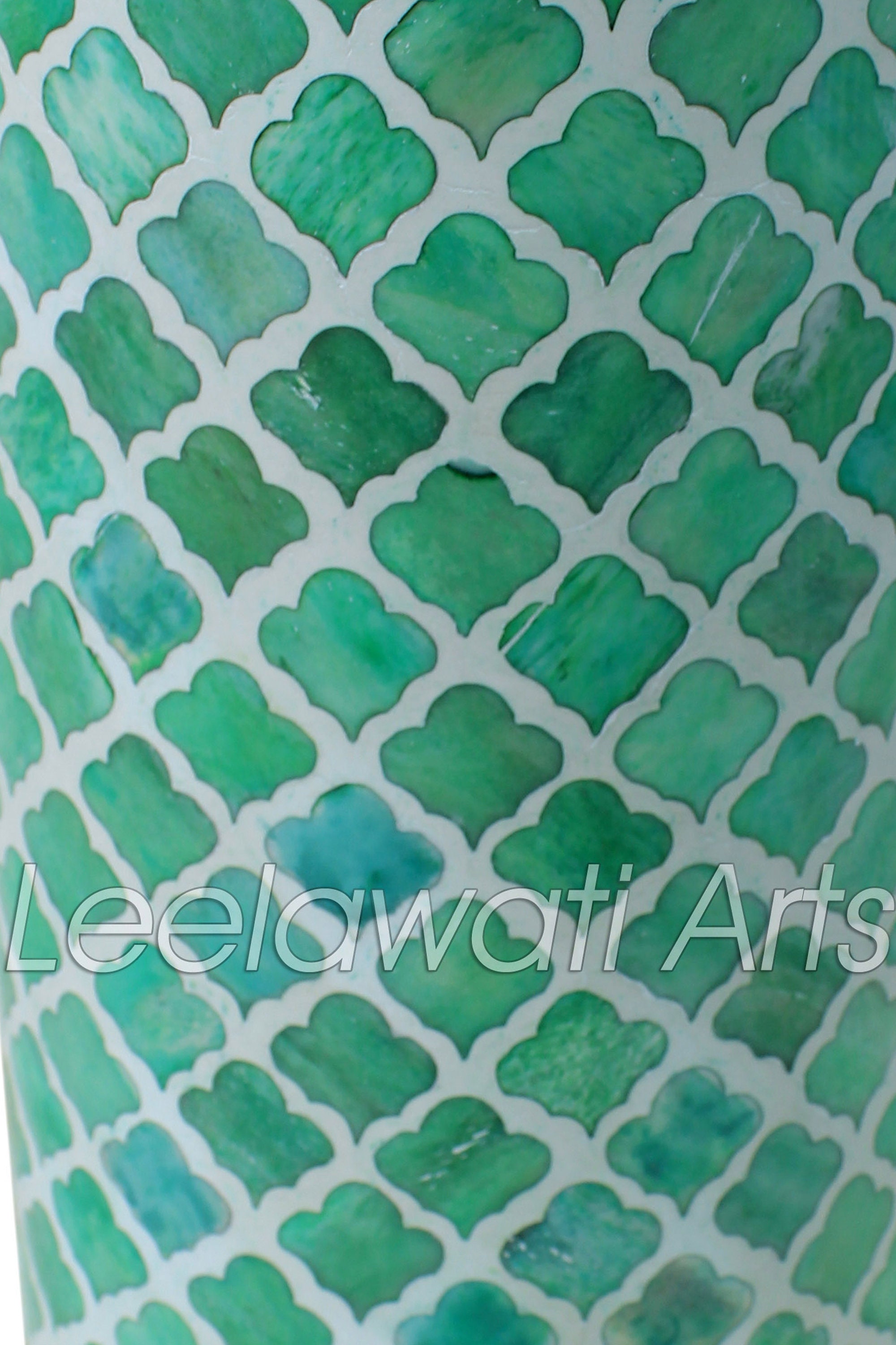 Vases Flower High Quality Bone Inlay Green Mughal Design Flower Pot - Etsy