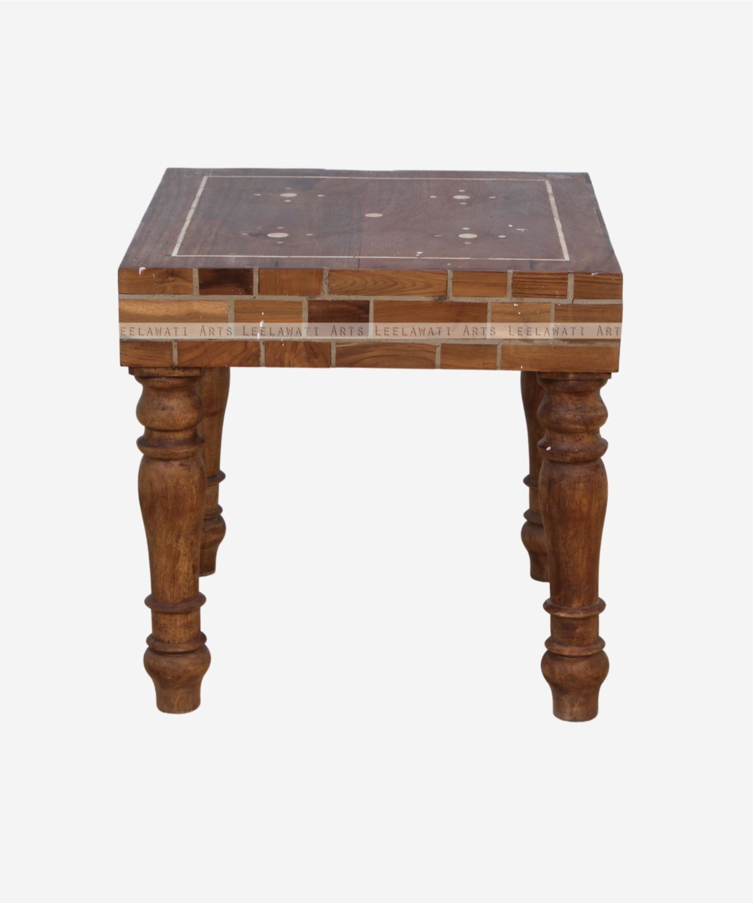 Wooden Bone Inlay Side Stool Table Antique Side Table Brand - Etsy