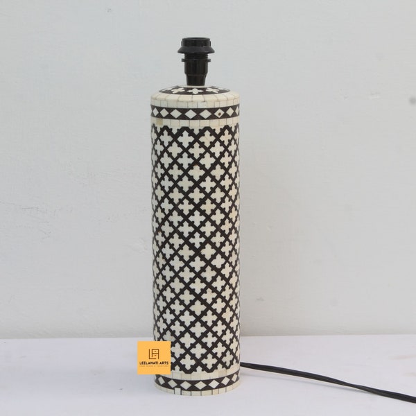 Bone Inlay Table Lamp - Etsy