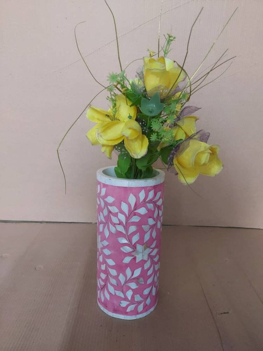 Vases Flower High Quality Bone Inlay Green Mughal Design Flower Pot - Etsy