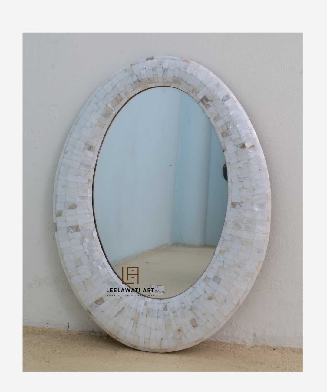 Mirror MOP Oval Mirror Frame Home Decorative Wall Framed - Etsy
