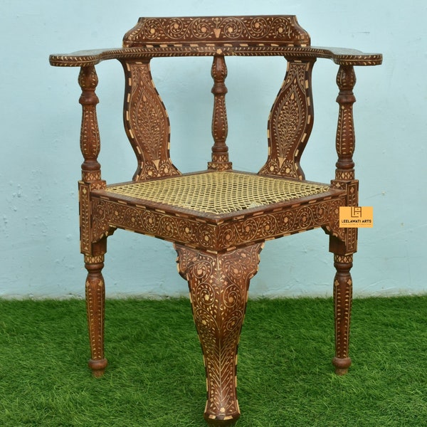 Antique Inlaid Chair - Etsy
