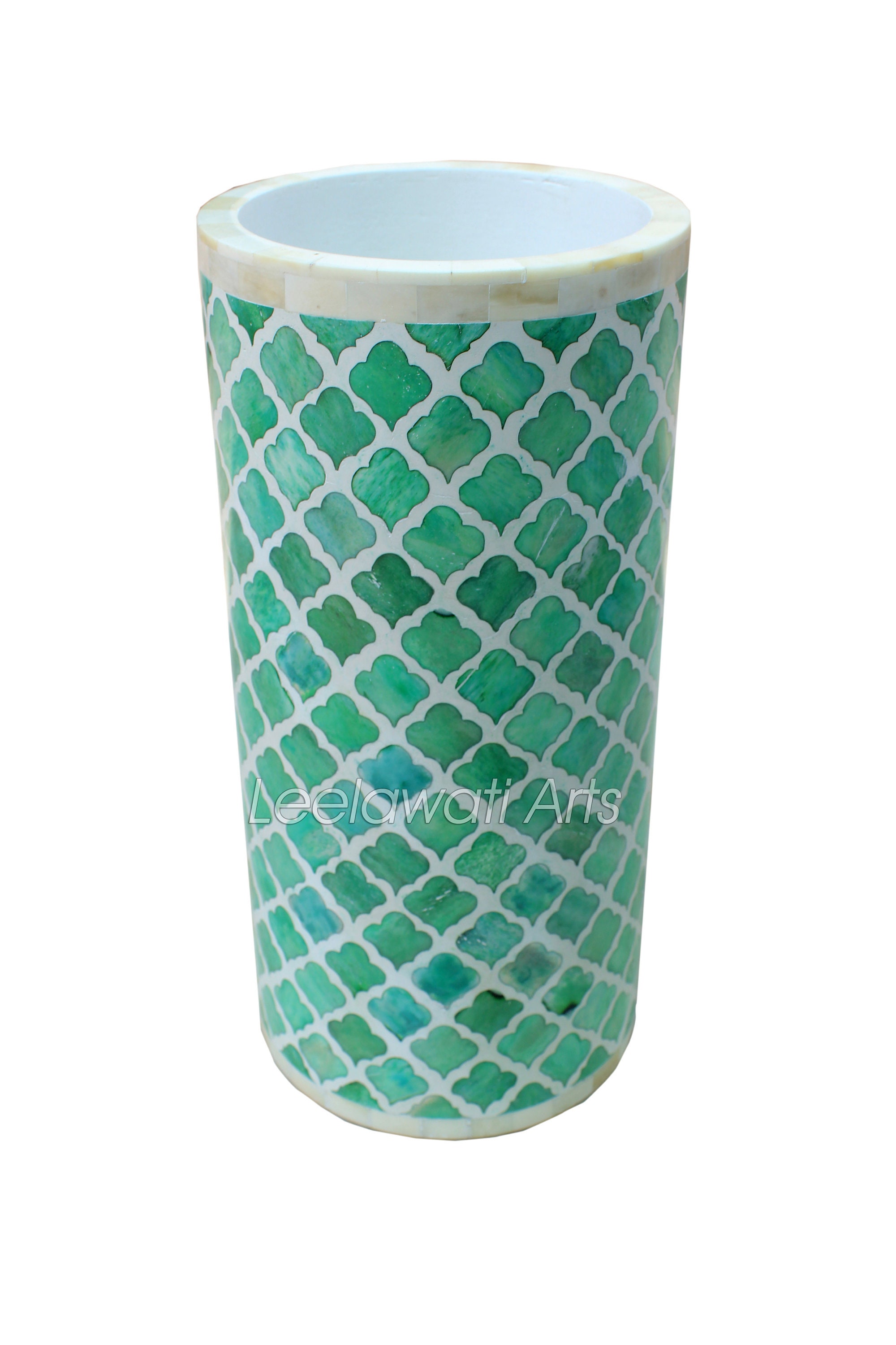 Vases Flower High Quality Bone Inlay Green Mughal Design Flower Pot - Etsy